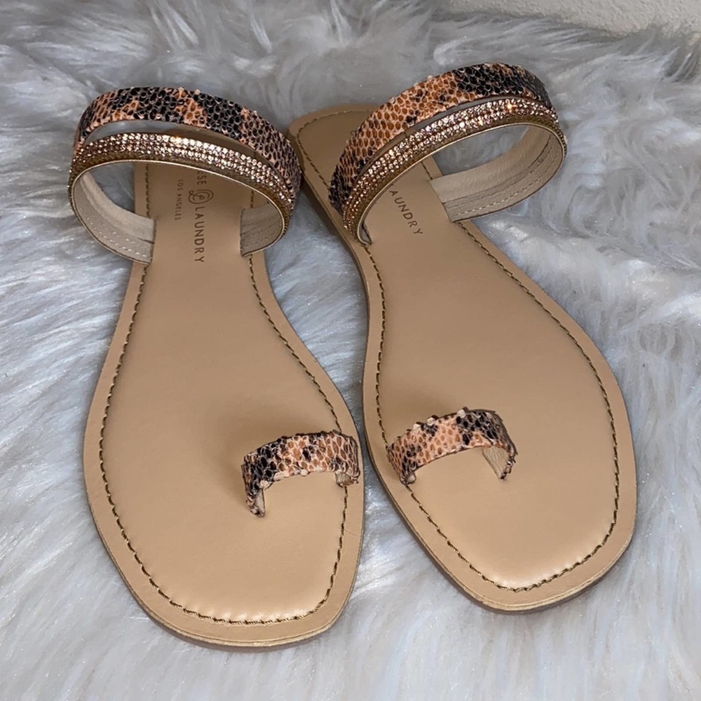 Chinese Laundry Safari Slide Sandals Blush Leather Sl… - Gem